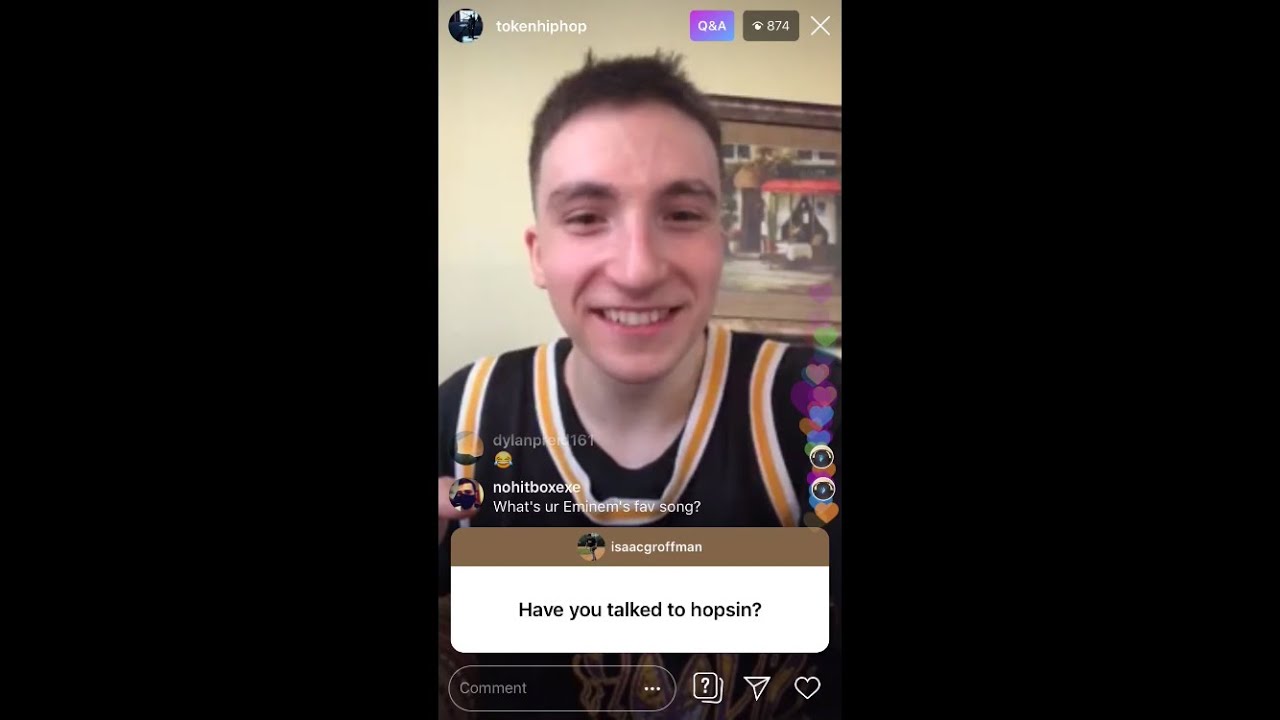 Token tells funny Hopsin Story (Live on IG) - YouTube