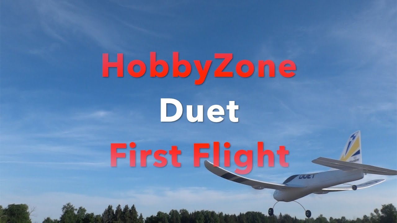 HobbyZone Duet - First RC Plane Experience - YouTube