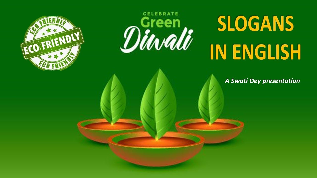 Eco-friendly Diwali SLOGANS 2022 IN ENGLISH/ SLOGANS on Green Diwali ...