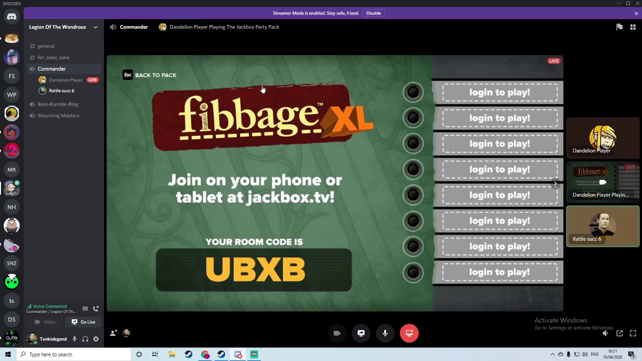 How to Join Jackbox on Discord - YouTube