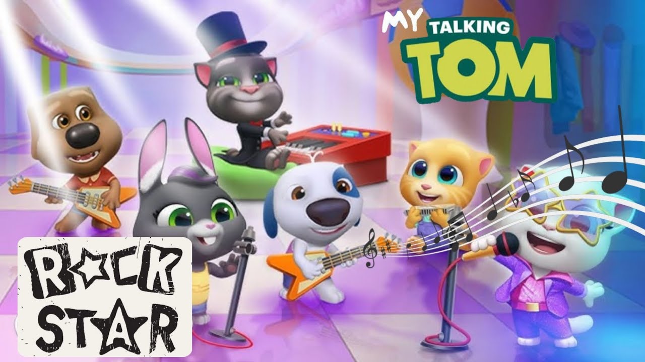 My Talking Tom (ROCK STAR)#viralvideo #shorts - YouTube