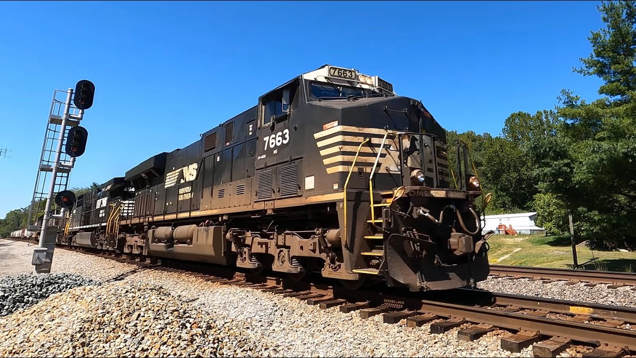 NS #7663 with a K4HL Leads NS 18W in Walton, VA! | 9/6/2024 - YouTube