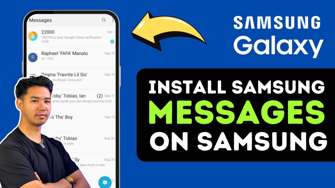 How To Install Samsung Messages On Samsung Galaxy S25 / S25 Ultra - YouTube