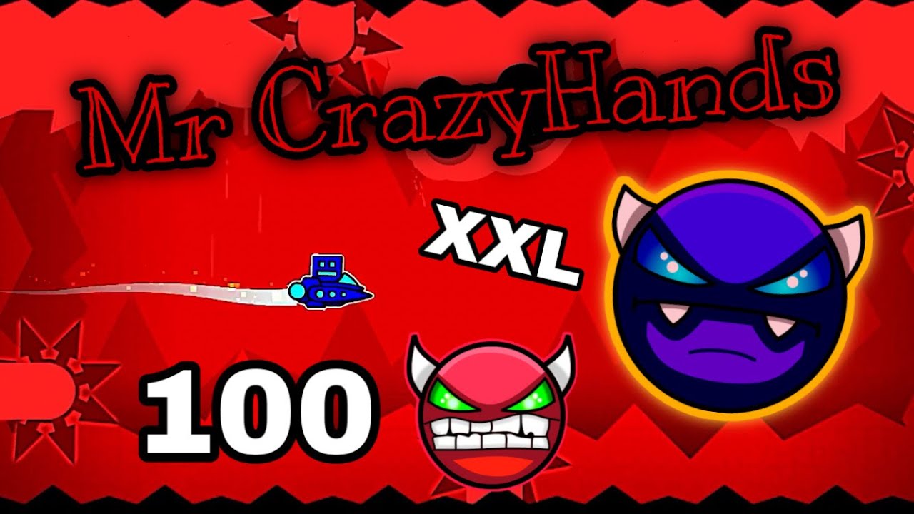 Geometry Dash | 100 Demons = Special Halloween Level ! : Mr CrazyHands ...