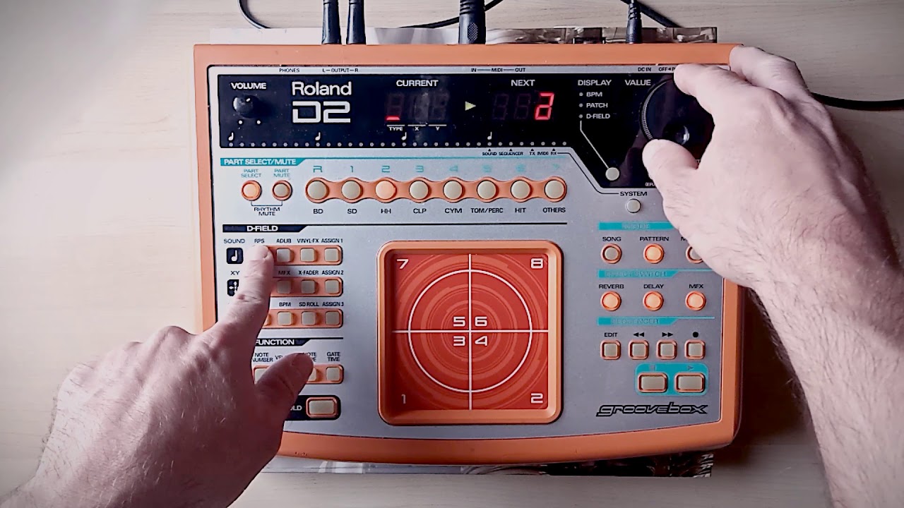 Roland D2 test - YouTube