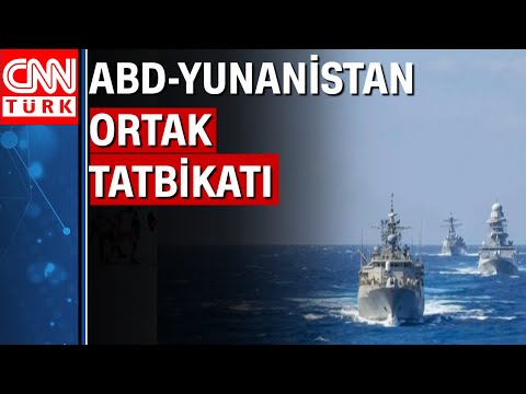 Doğu Akdeniz'de ortak askeri geçiş eğitimi yapılıyor