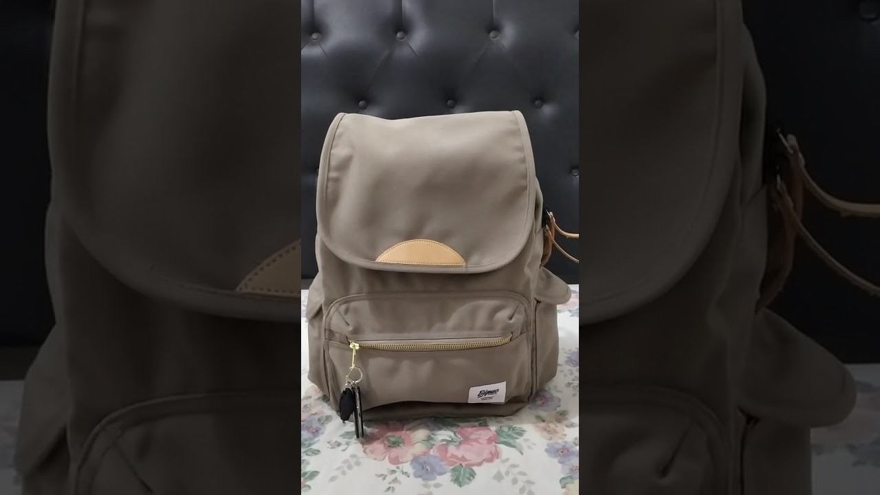 review bigmo bag sierra grey - YouTube