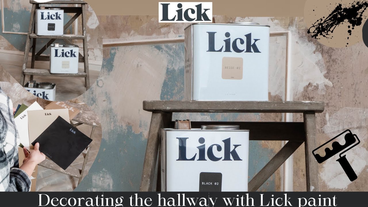 Decorating the hallway with Lick paint | unboxing and full product ...
