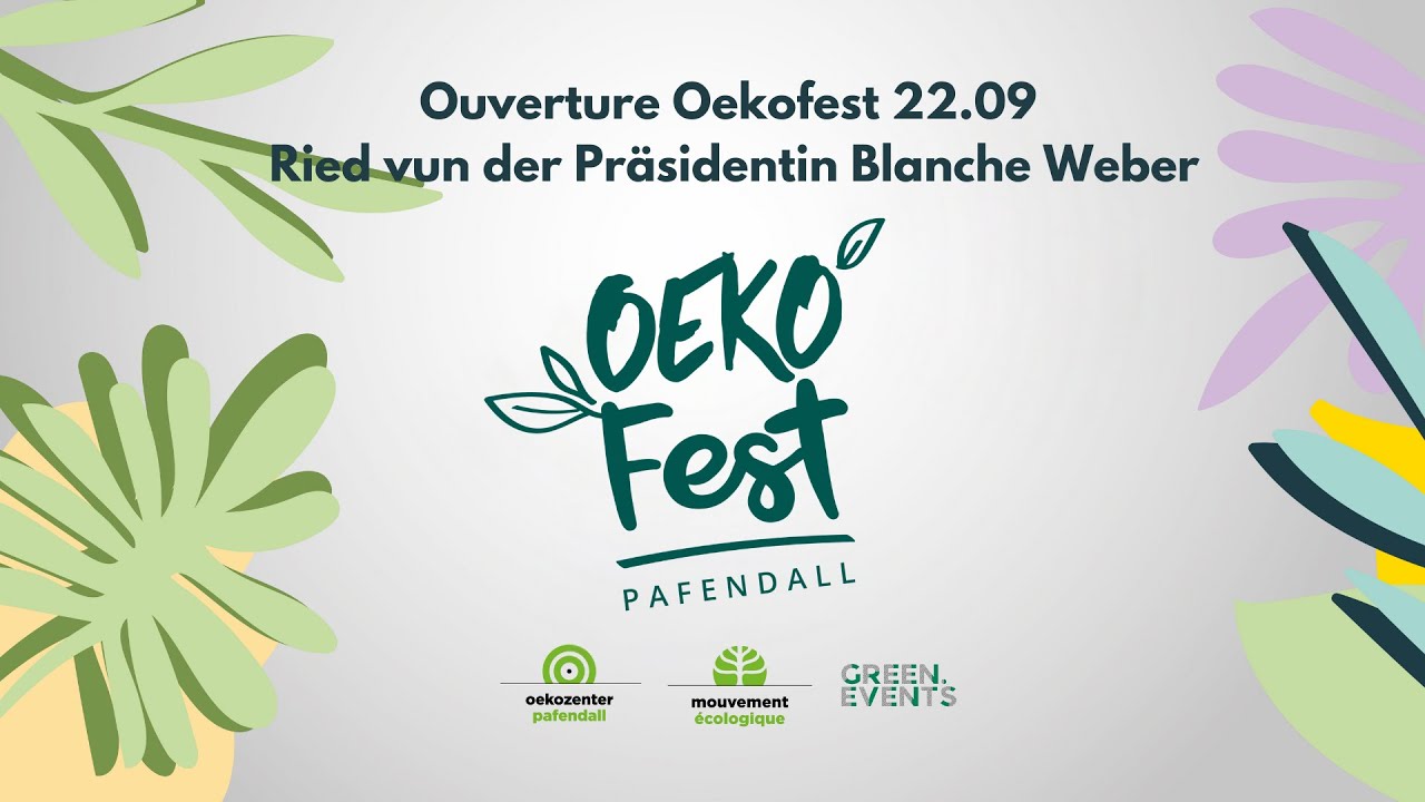 Ried vun der Presidentin Blanche Weber - Oekofest 22.09.24 - YouTube