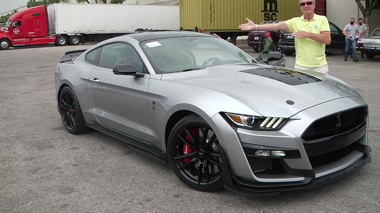 2020 Ford Mustang Shelby GT500 Iconic Silver - YouTube
