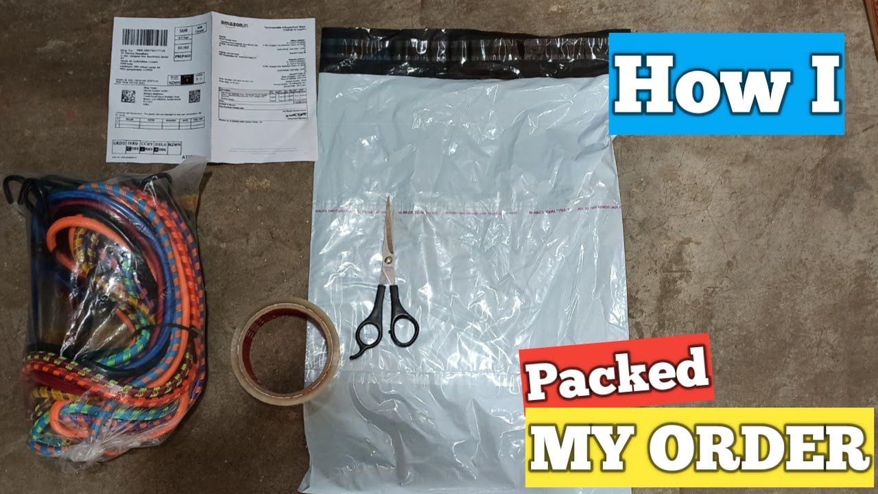How I Packed My Amazon Order | Amazon Order Packing Process | - YouTube