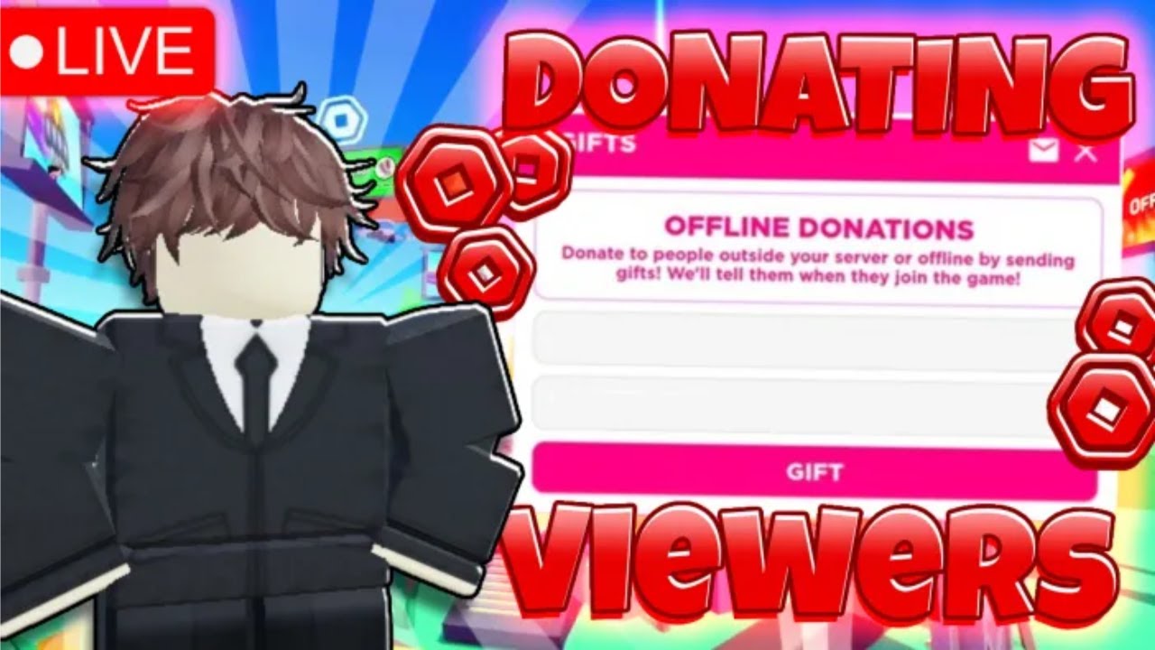 🔴PLS DONATE Live Stream | Donation To Every Viewers (Free Robux) 🤑 ...