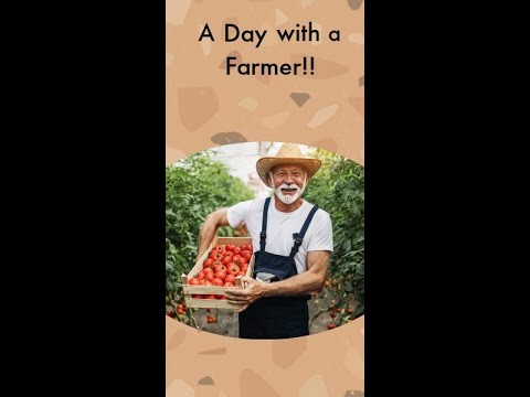 A Day with a Farmer//for kids to learn about farmer's daily routine ...