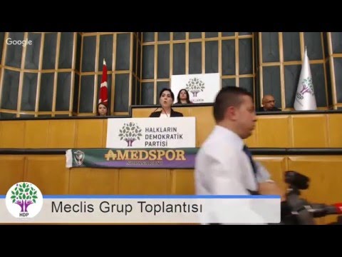 Yüksekdağ'ın Meclis grup toplantısı konuşması