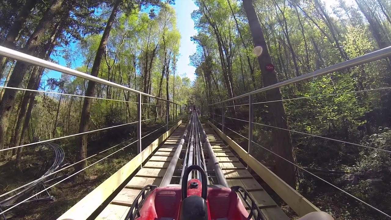 Zipworld Fforest Coaster + POV - YouTube