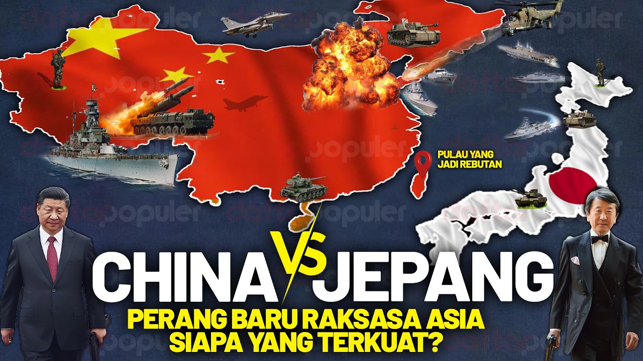 Ketika China vs Jepang Perebutkan Pulau & Laut.! Ini Hasil Perbandingan ...