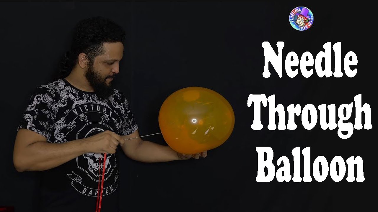 Needle Through Balloon - YouTube