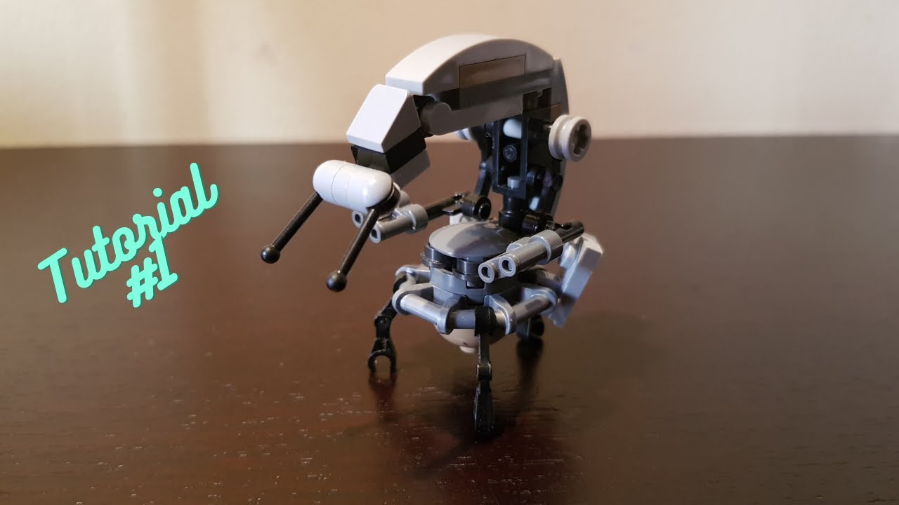 Custom LEGO Star Wars Droideka - YouTube