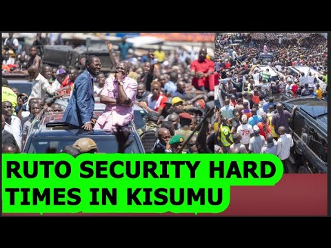 🔥🔥🔥RUTO SECURITY MOST HARDEST MOMENT EVER PROTECTING RUTO FROM PAID ...