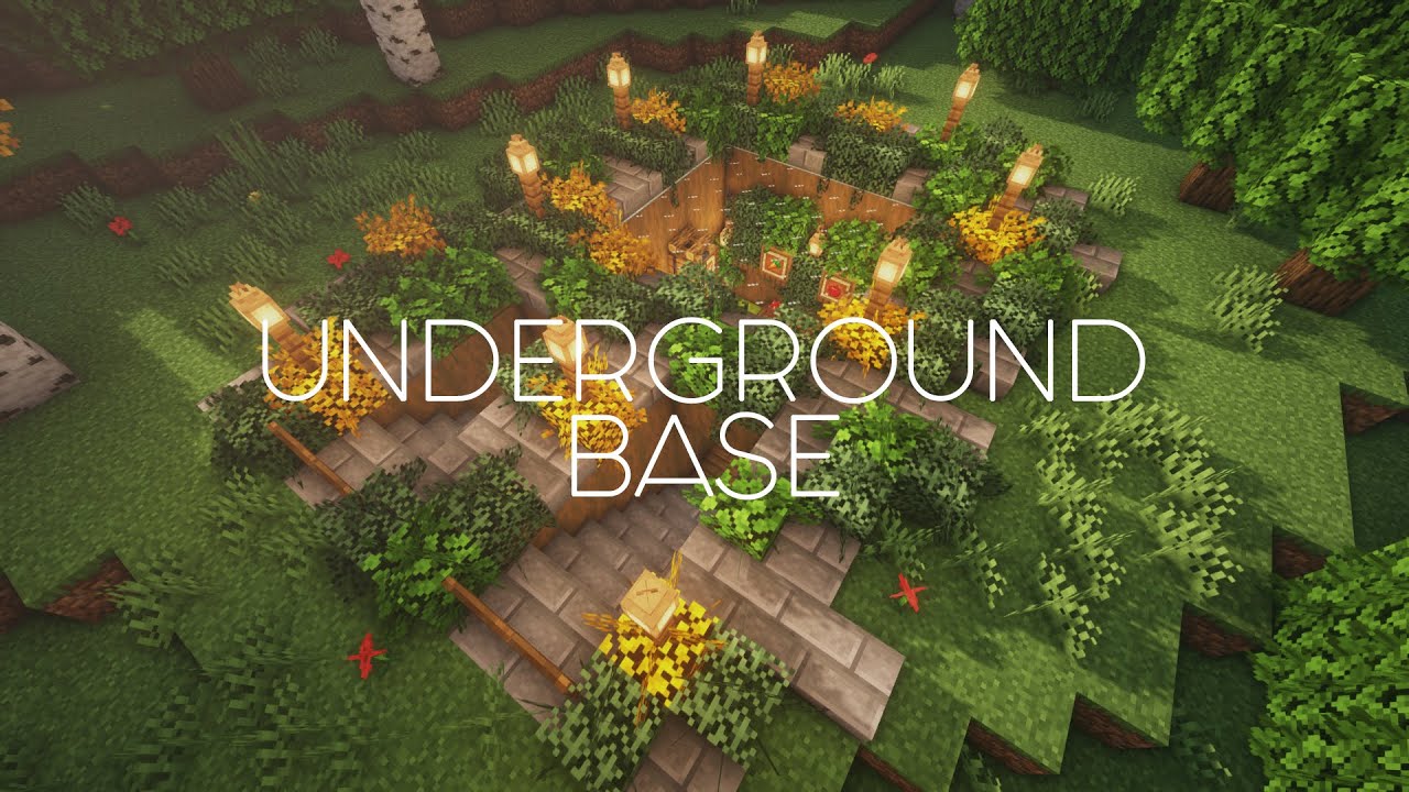How to build a Cozy Underground Base – Minecraft Build Tutorial - YouTube
