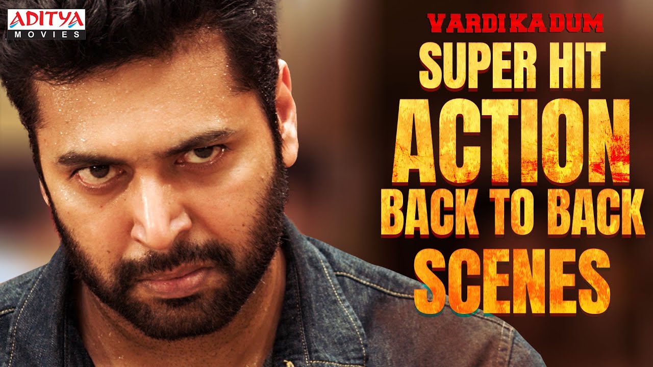 Jayam Ravi Super Hit Action Back To Back Scenes From "Vardi Ka Dum ...