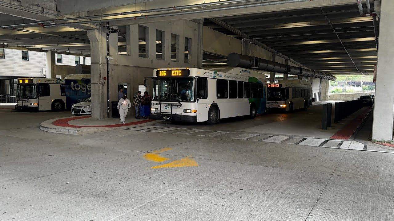 LANTA Bus | Bus Action @ Easton Intermodal Transportation Center - YouTube