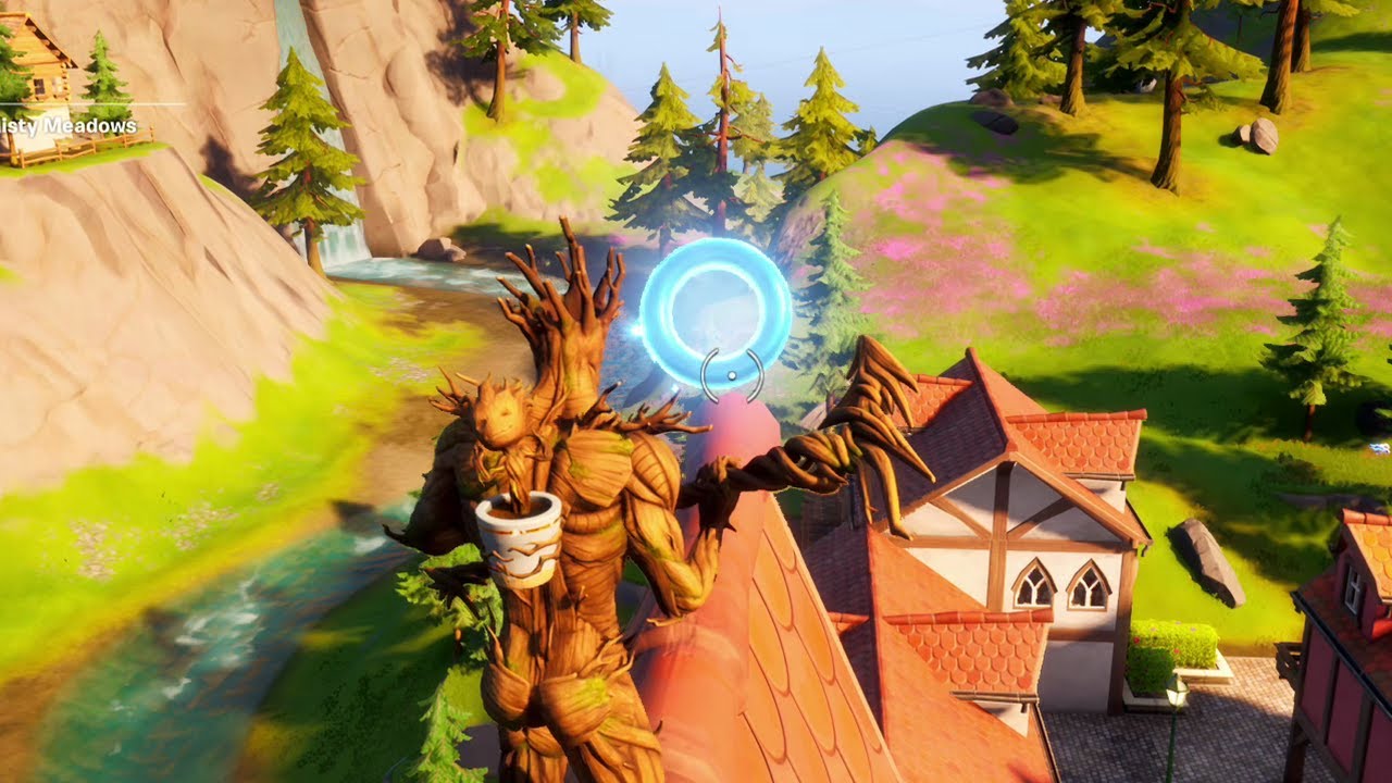 Collect Floating Rings at Misty Meadows - Fortnite - YouTube