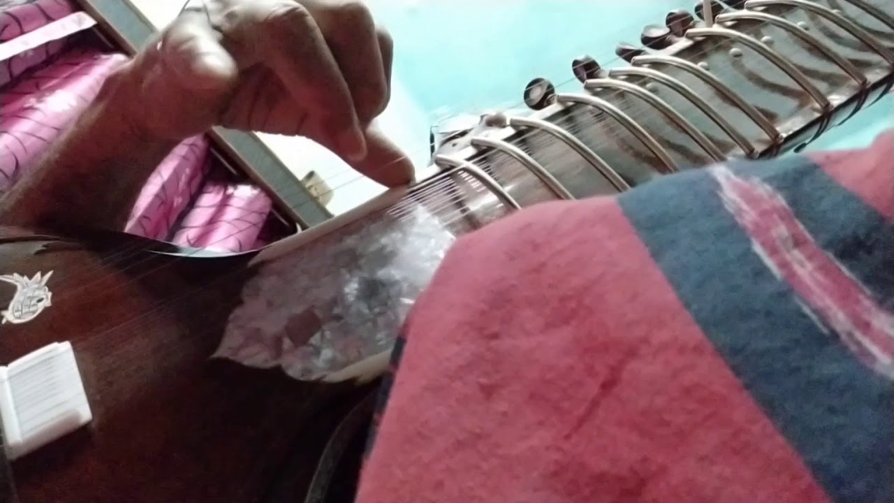Mahadeo lal barai Sitar tune scale-D - YouTube