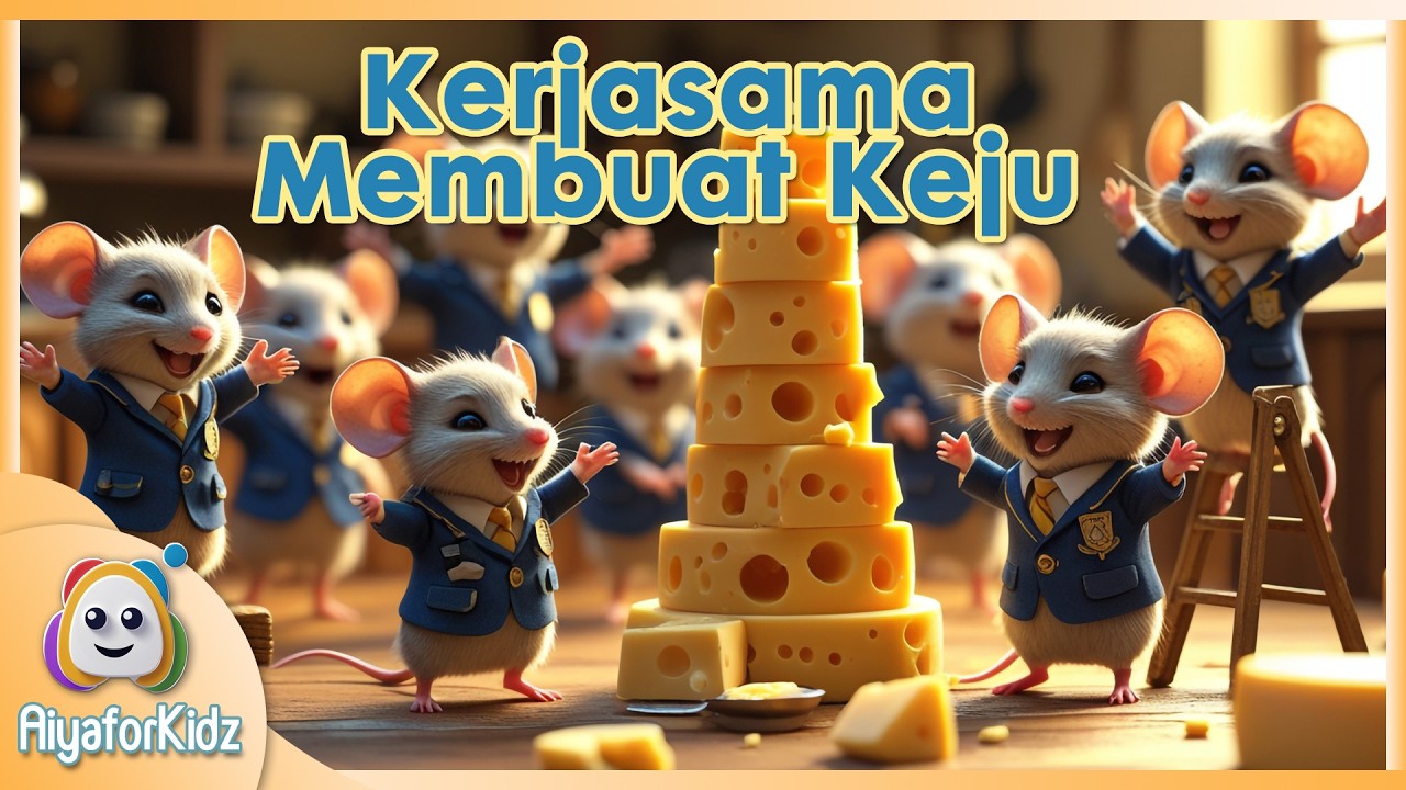 Kerja Sama itu Indah! 🐭💛 | Kisah Tikus Mini di Dapur Ajaib | Cerita ...