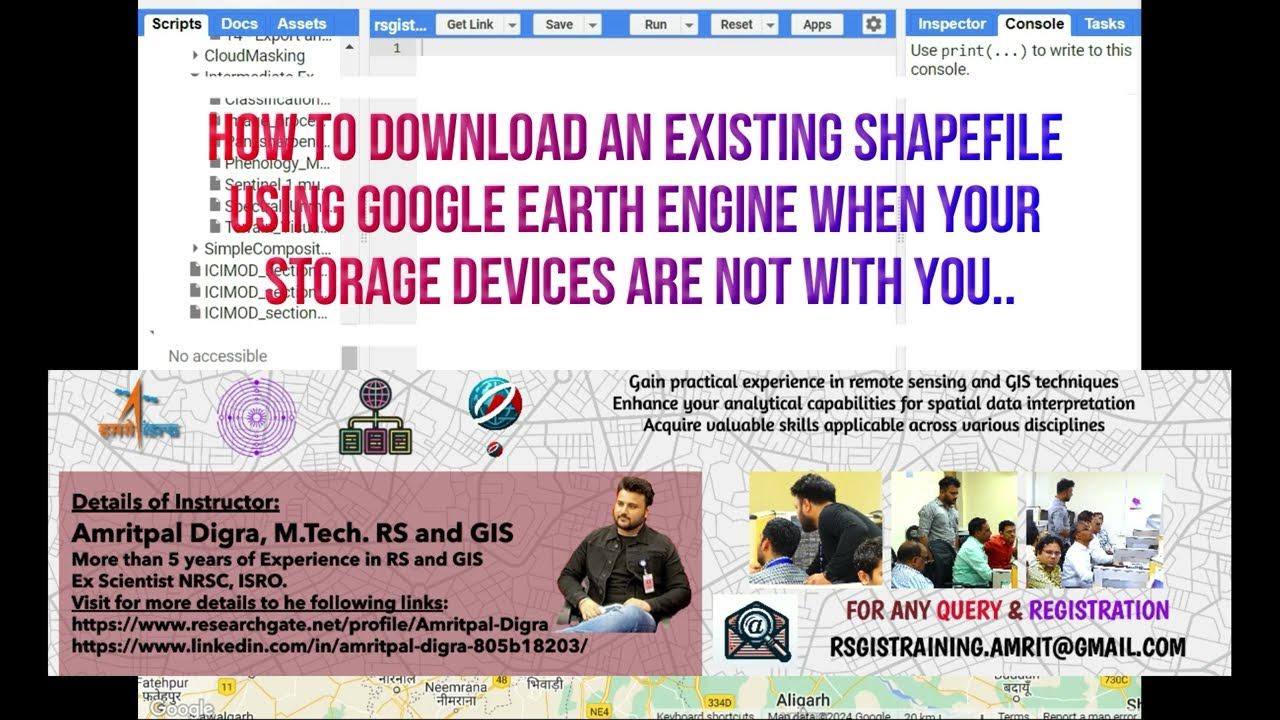 How to download a shapefile using Google Earth Engine (GEE) - YouTube