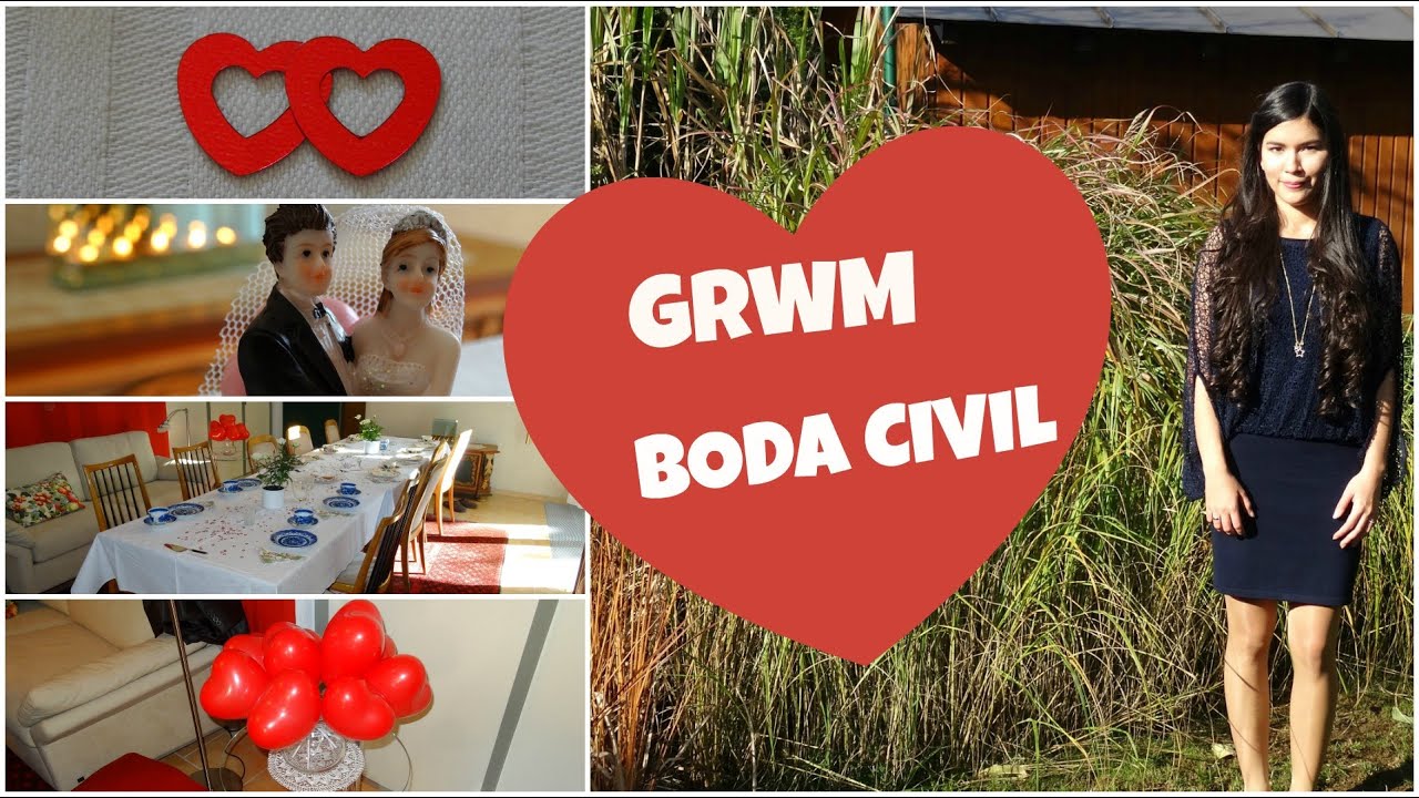 GRWM Para una boda civil - YouTube