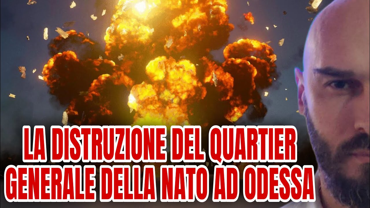 La distruzione del quartier generale della NATO ad Odessa. - YouTube