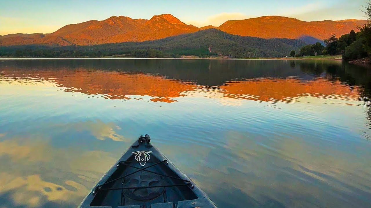 Kayak Fishing At The Stunningly Beautiful Lake Buffalo - YouTube