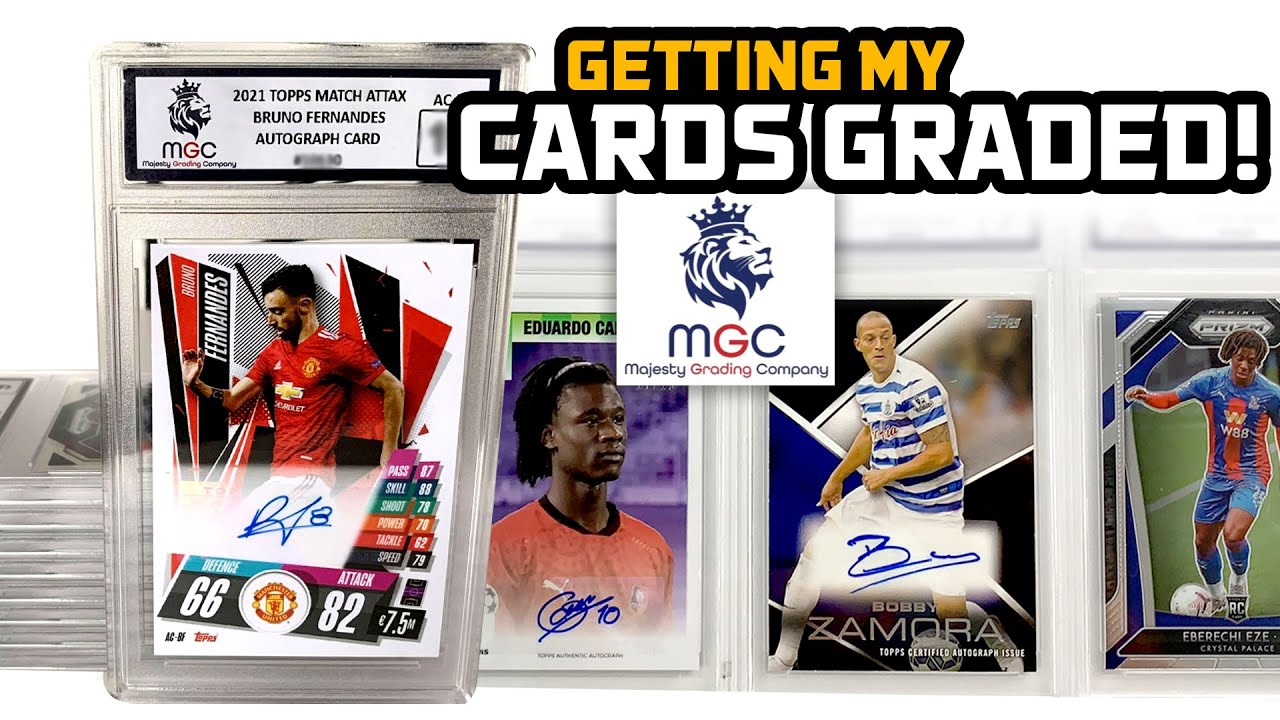 Getting my CARDS *GRADED* with MAJESTY GRADING COMPANY!! (insane ...