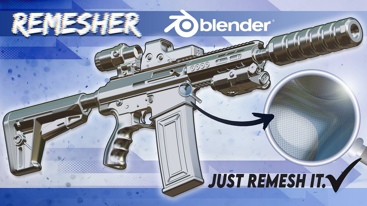 Master the Remesher: Ultimate Guide to Hard Surface Art in Blender ...