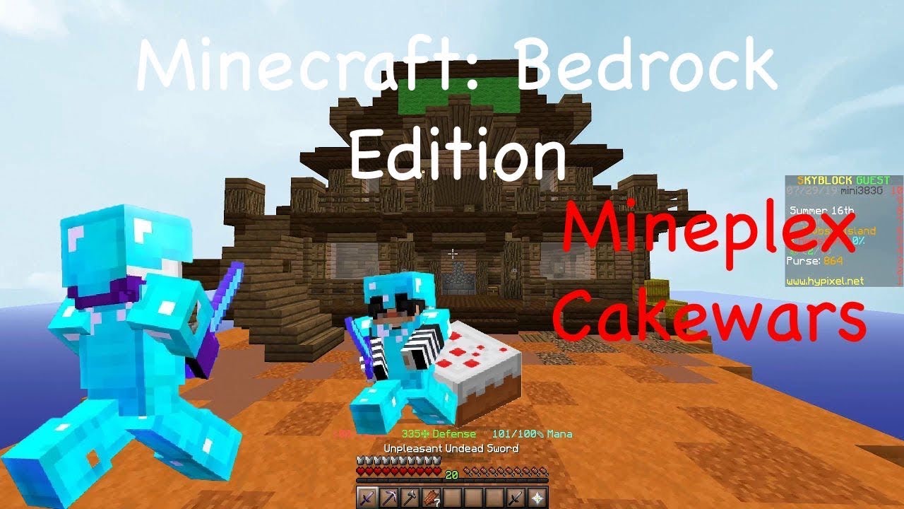 Mineplex Cakewars | Minecraft: Bedrock Edition - YouTube
