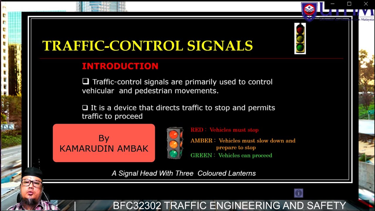 Lecture Series: Traffic Engineering (Traffic Signal Part 1) - YouTube