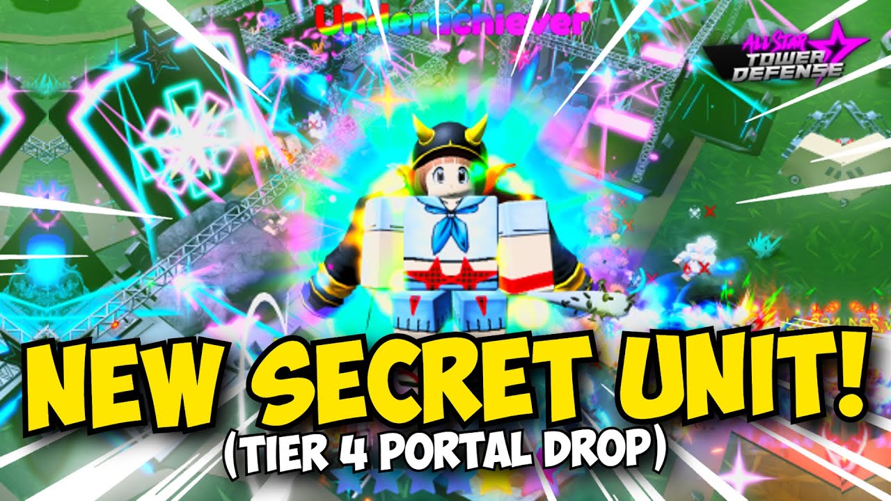New SECRET UNIT "The Underachiever" Showcase in All Star Tower Defense ...