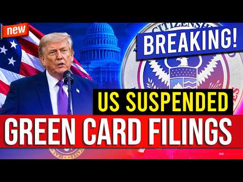 Breaking! US Suspended Green Card Filings : Threats to American Workers | US Immigration News