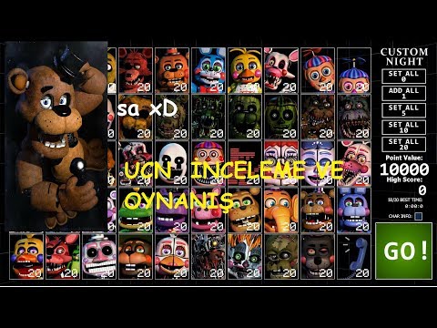 Ölmek İçin Daha Çok Jumpscare Yemem Lazım /Ultimate Custom Night
