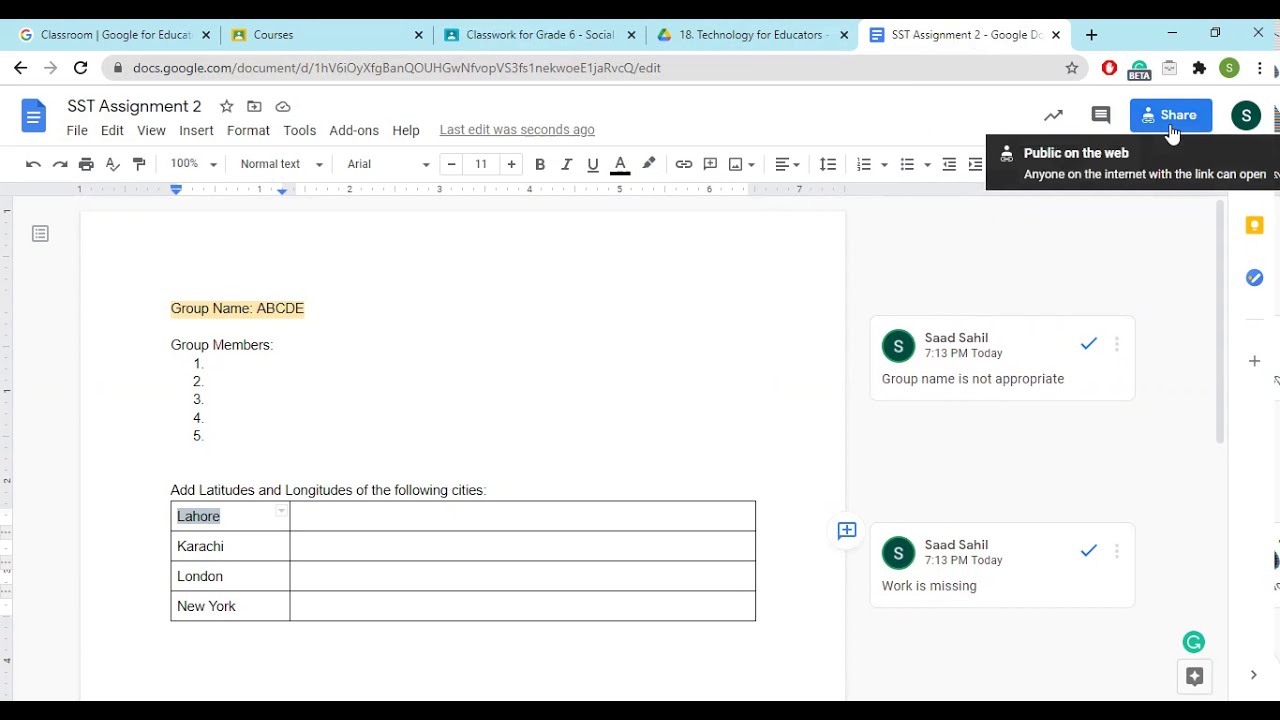 Google Docs: Creating, Sharing and Collaborating - YouTube