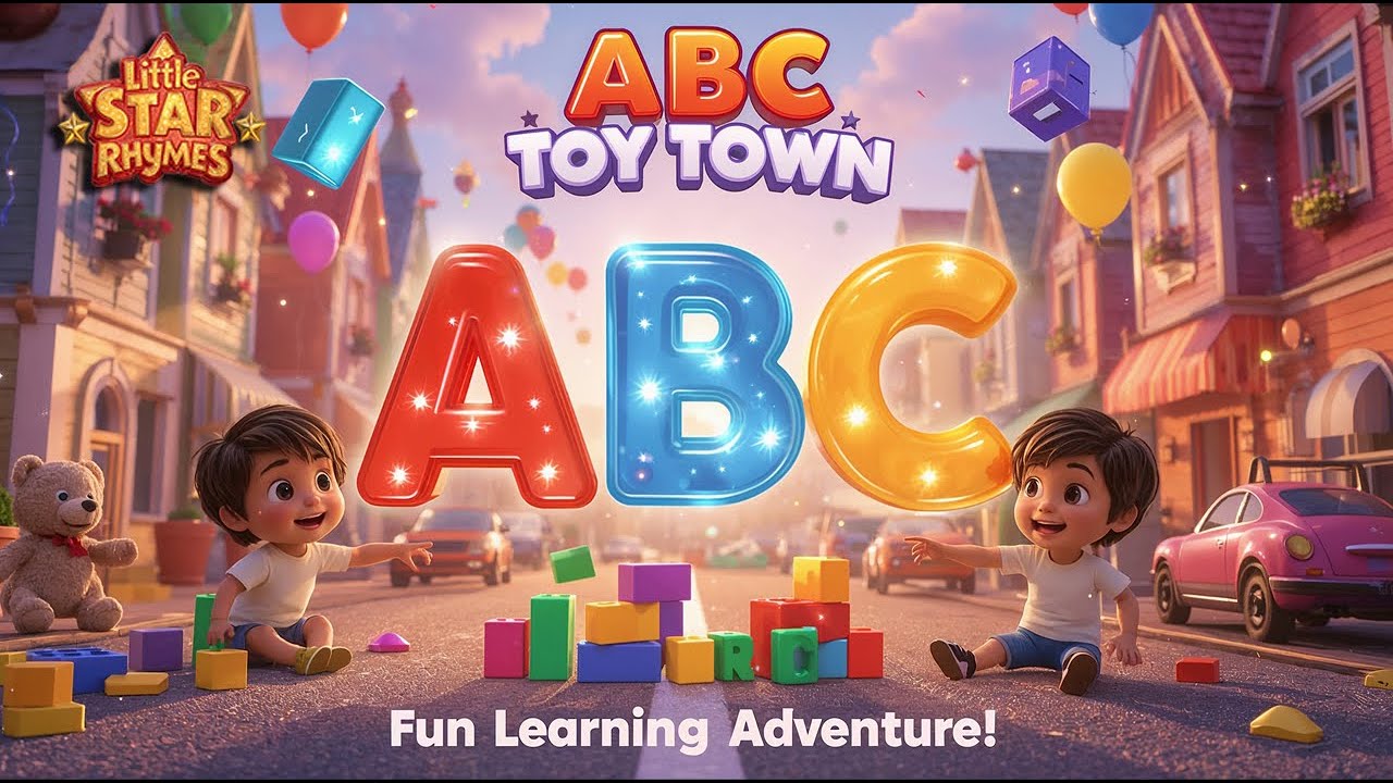 Toy Town Adventure – A to Z Fun! | ABC Song for Kids | Learning ...