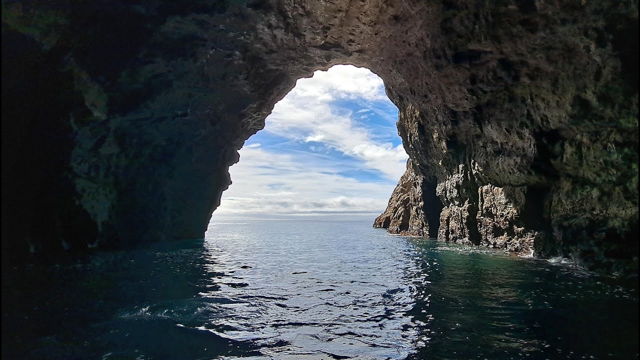 Orua Sea cave visit on 5-April-2024 with an organized tour - YouTube