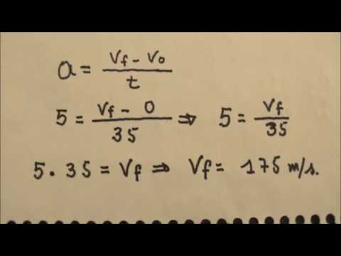 CINEMATICA, FORMULAS Y PROBLEMAS - YouTube