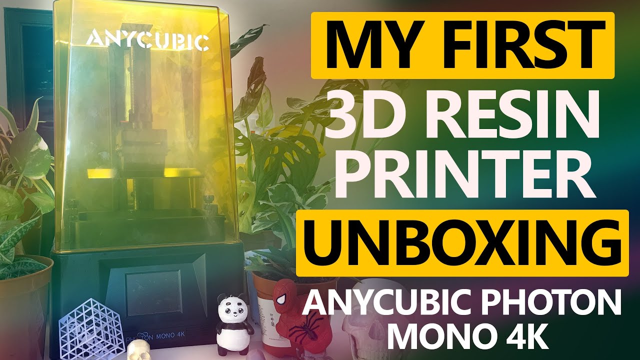 Cutest 3D RESIN PRINTER !! Let's Do The Unboxing {Anycubic Photon Mono ...