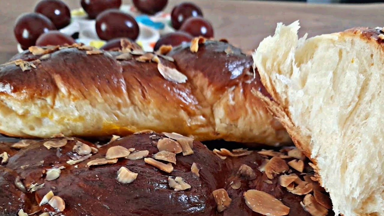 Αφρατα Πασχαλινα Τσουρεκια Της Βερας Χωρις Μιξερ - YouTube