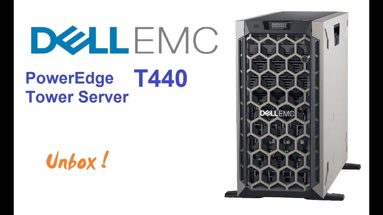 Unbox Dell PowerEdge T440 server - YouTube