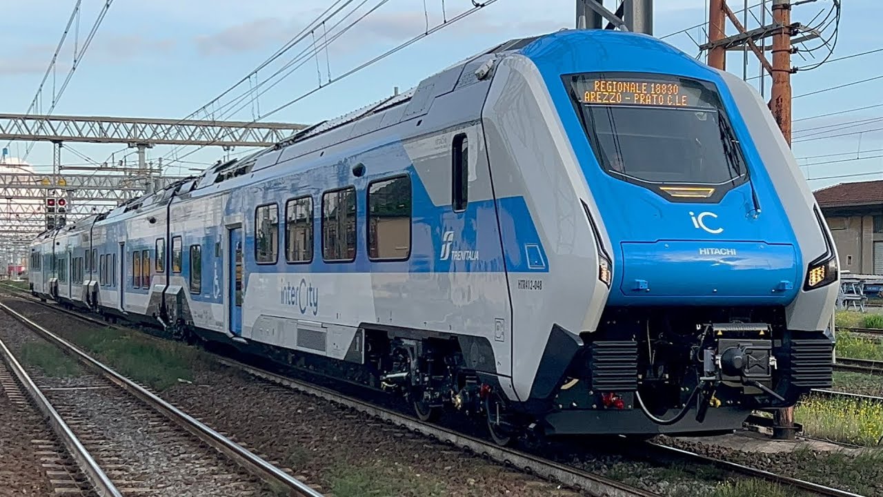 IL QUARTO TRENO INTERCITY GIORNO IBRIDO HTR 412.048 - YouTube