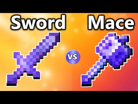 Best Minecraft Weapon? Minecraft Mace VS Netherite Sword 1.21