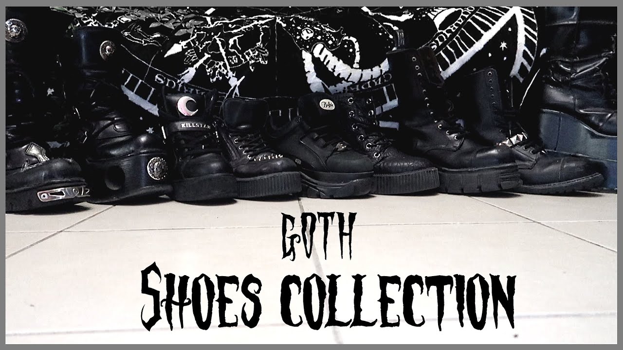 GOTH shoes collection 2019 édition - Ray Hell - YouTube